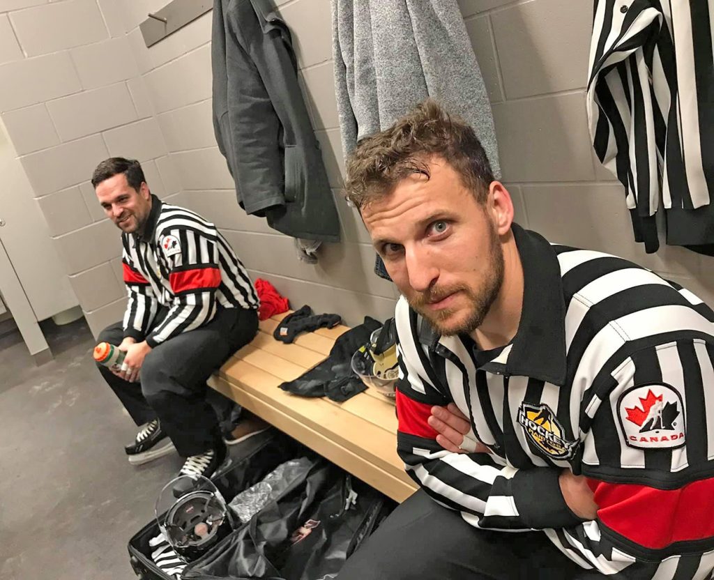 Gagnon ‘next levels’ hockey ref experience - The Aurora News